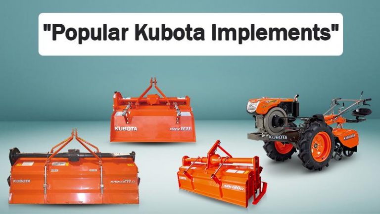 Popular Kubota Implements - KhetiGaadi Blog