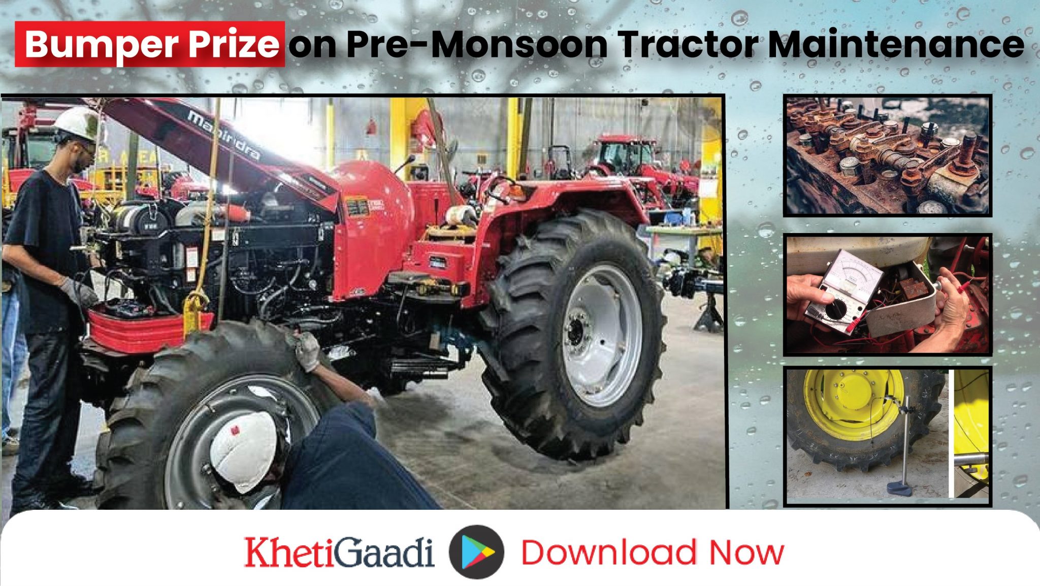 Tractor Maintenance - Check your tractor before this monsoon.
